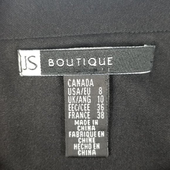 JS Boutique | Dresses | Js Boutique Long Black Dress With Beaded ...